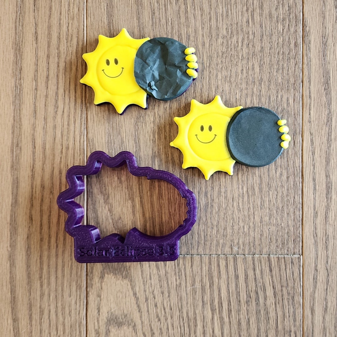 Solar Eclipse Cookie Cutter and Fondant Cutter and Clay Cutter - Etsy
