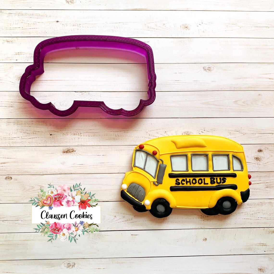 School Bus Cookie Cutter and Fondant Cutter and Clay Cutter - Etsy