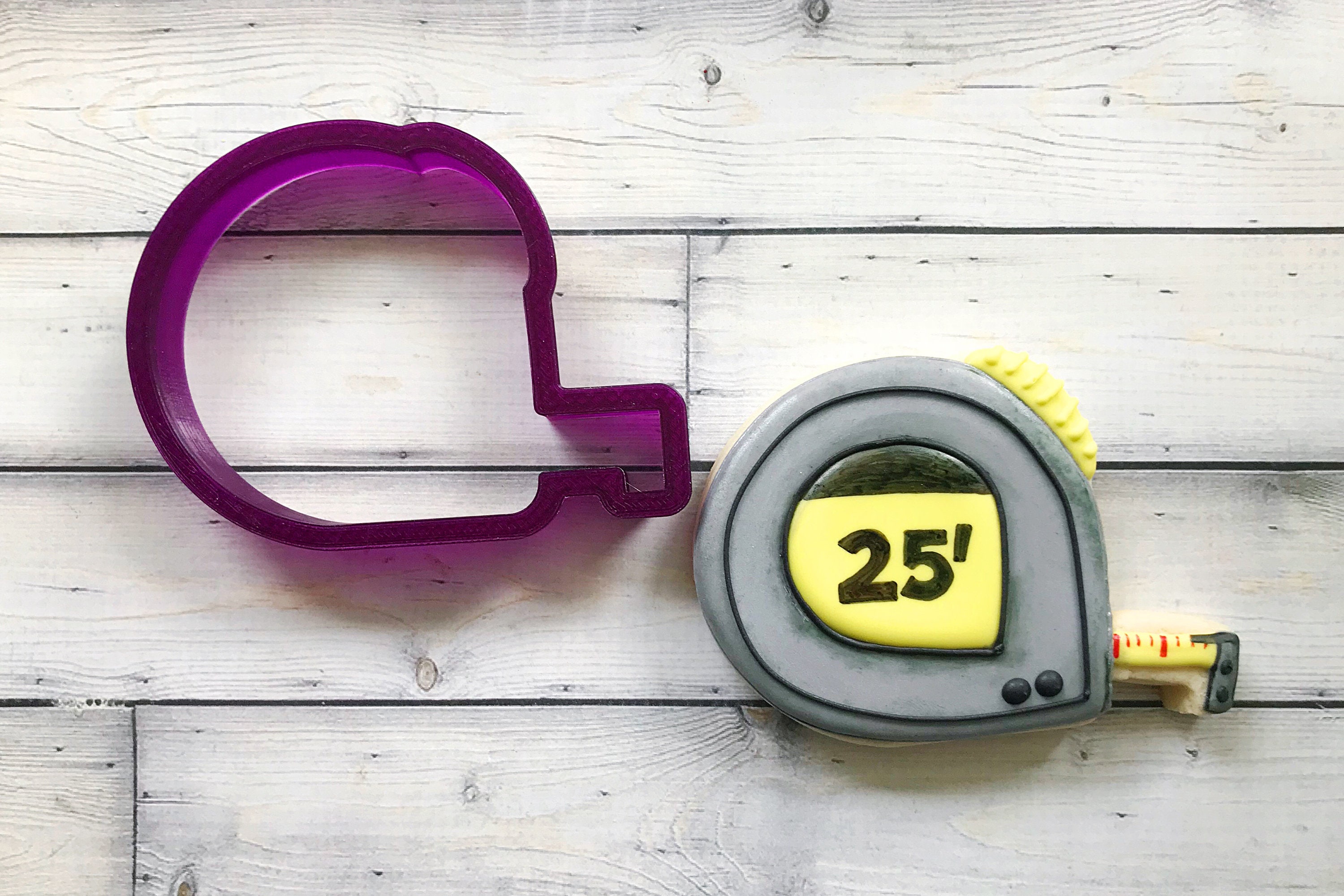 Tape Measure or Measuring Tape Cookie Cutter or Fondant Cutter and Clay ...