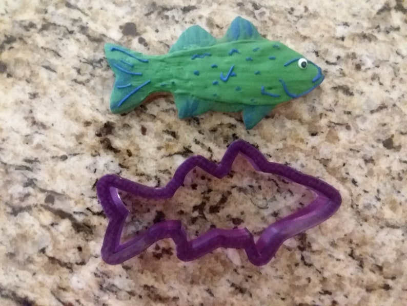 Hybrid Striped Bass Cookie Cutter and Fondant Cutter and Clay Cutter - Etsy