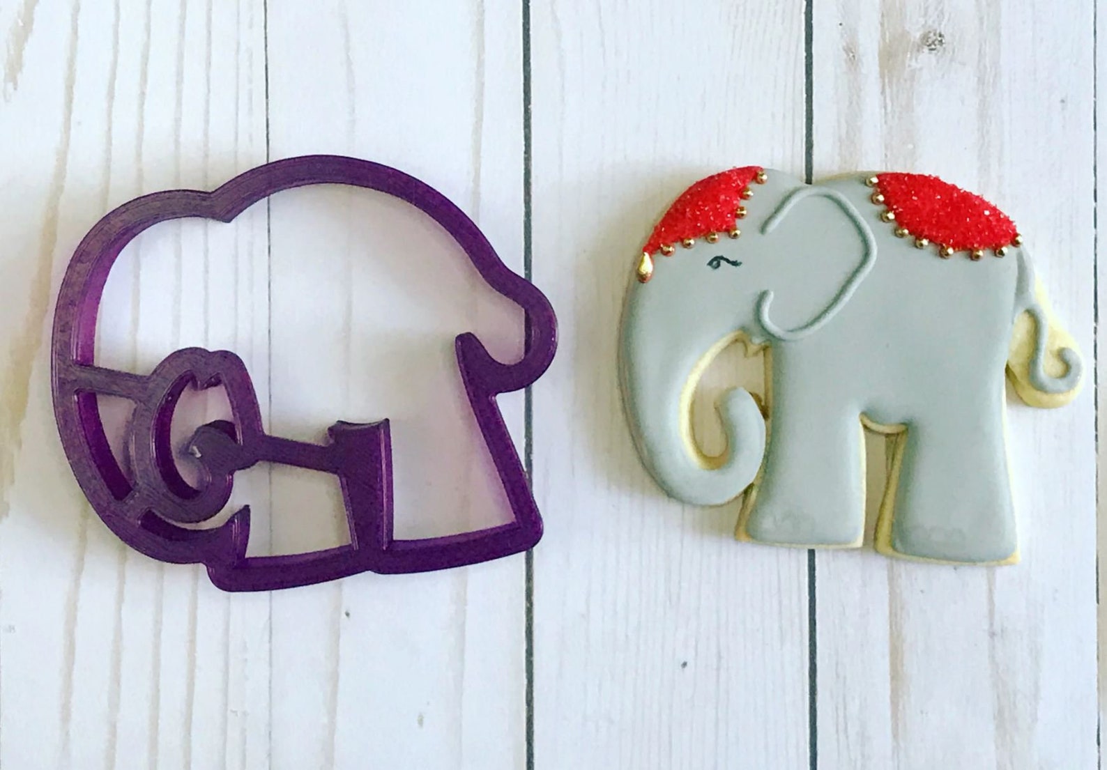 Elephant 3 Cookie Cutter and Fondant Cutter and Clay Cutter | Etsy