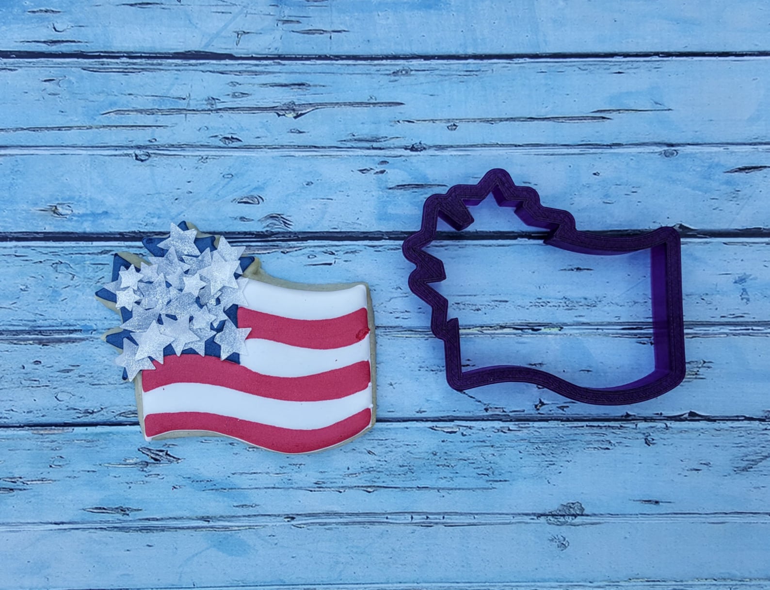 Flag Cookie Cutter and Fondant Cutter and Clay Cutter | Etsy