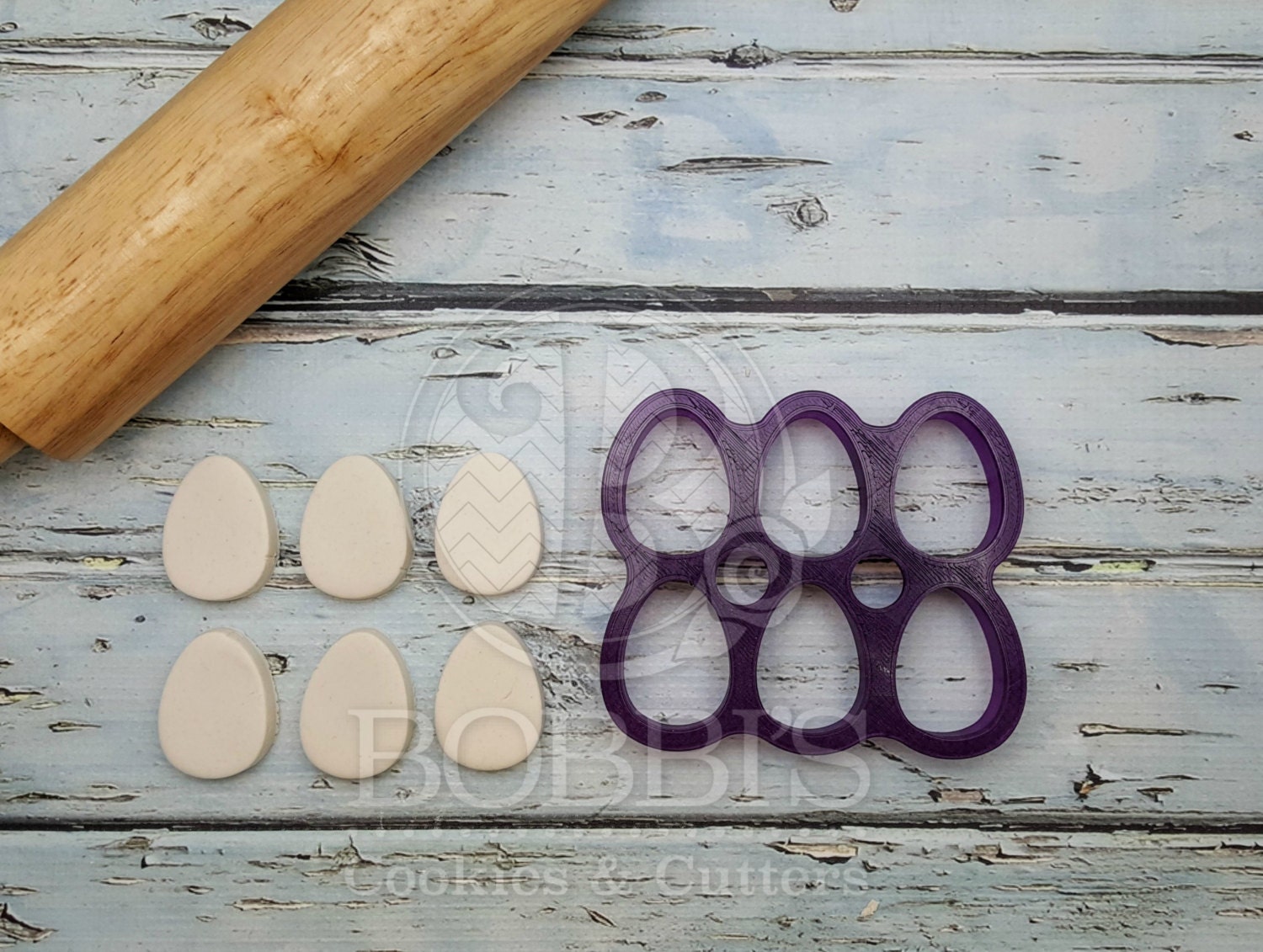 Multi Easter Egg Cookie Cutter and Fondant Cutter and Clay - Etsy
