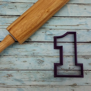 One - First Birthday or Anniversary Cookie Cutter or Fondant Cutter and ...