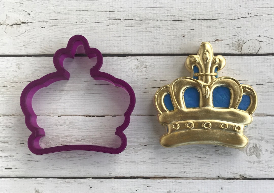 Crown Cookie Cutter or Fondant Cutter and Clay Cutter - Etsy