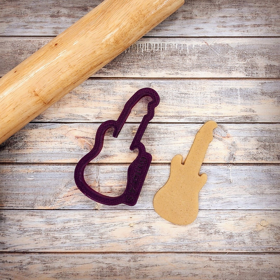 Electric Guitar Cookie Cutter and Fondant Cutter and Clay Cutter - Etsy