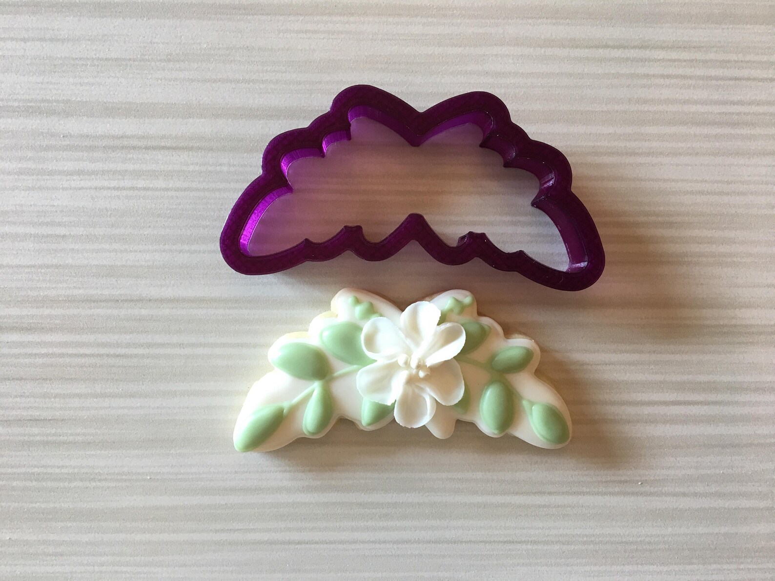 Leaf Flourish 1 Cookie Cutter and Fondant Cutter and Clay - Etsy