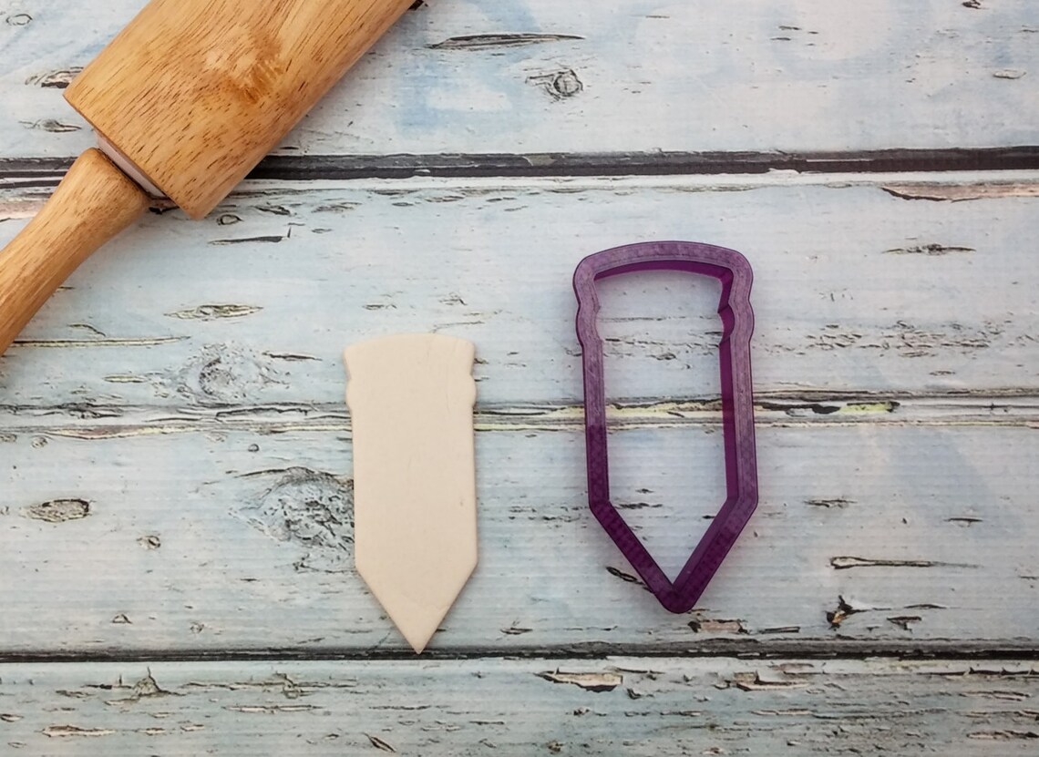 Pencil Cookie Cutter and Fondant Cutter and Clay Cutter - Etsy