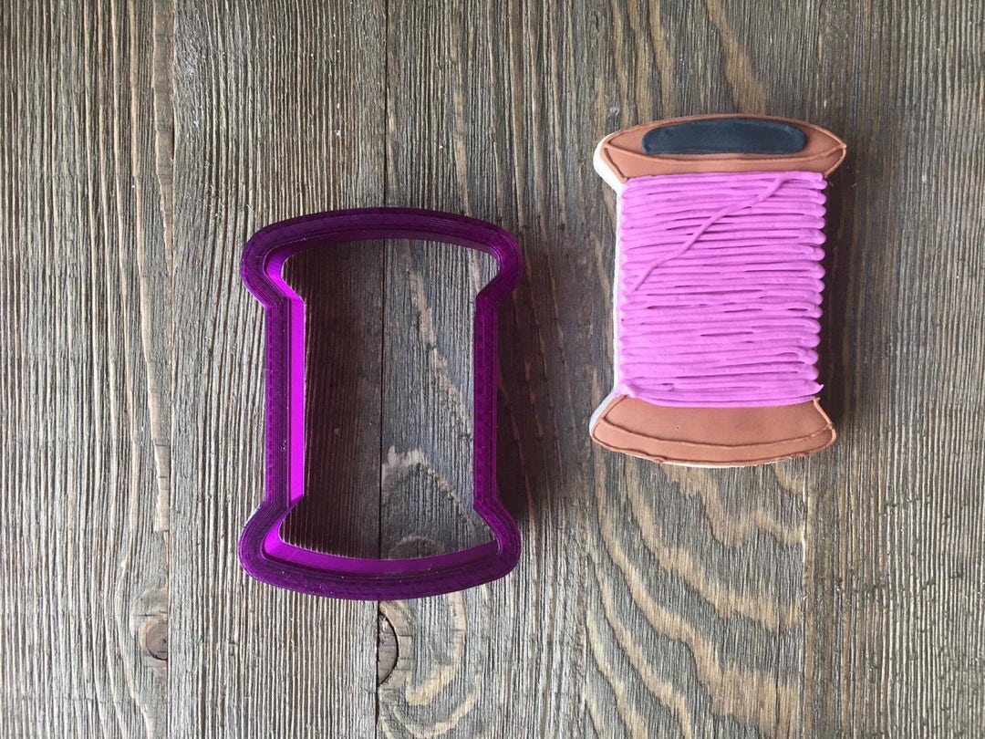 Spool of Thread Cookie Cutter and Fondant Cutter and Clay Cutter - Etsy
