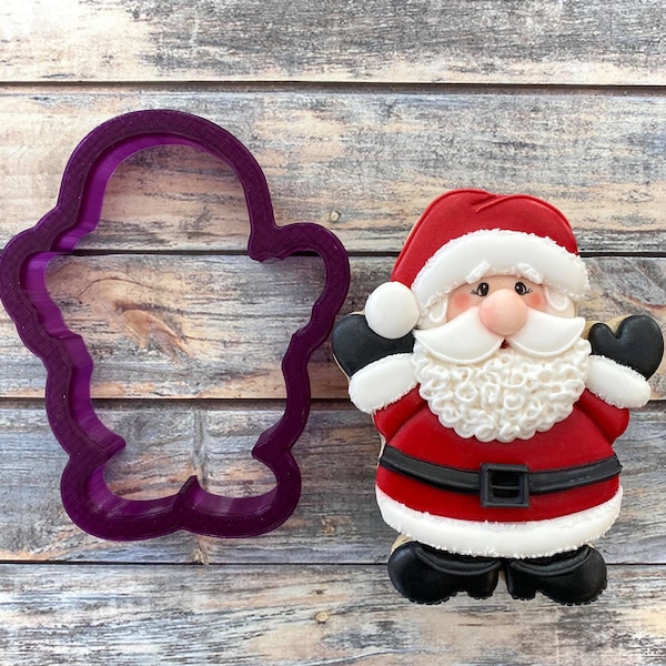 Santa Cookie Cutter - Etsy