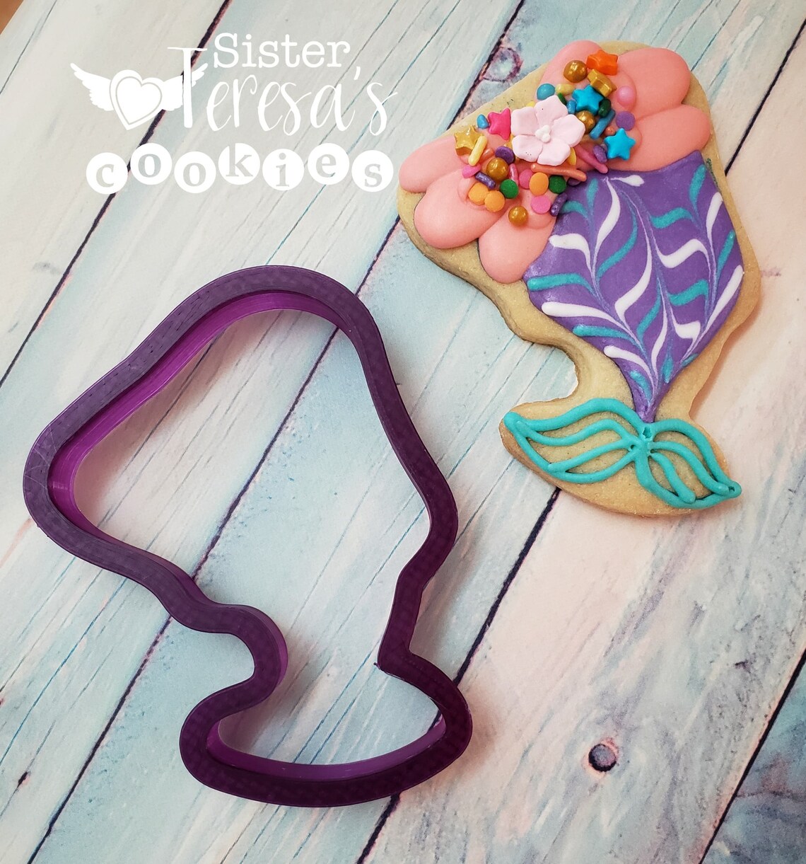Mermaid Cookie Cutter and Fondant Cutter and Clay Cutter - Etsy