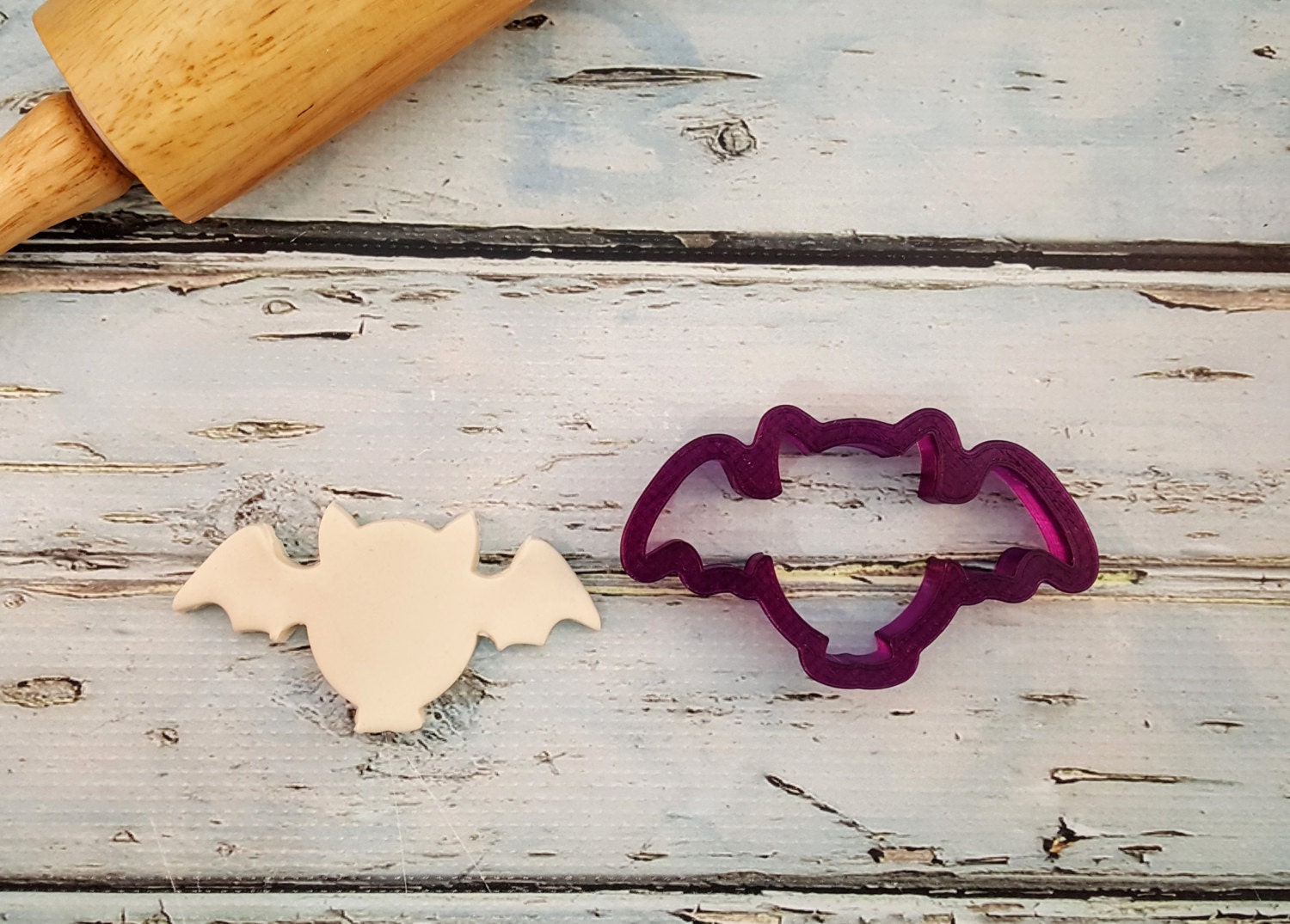 Bat or Halloween Bat Cookie Cutter or Fondant Cutter and Clay - Etsy