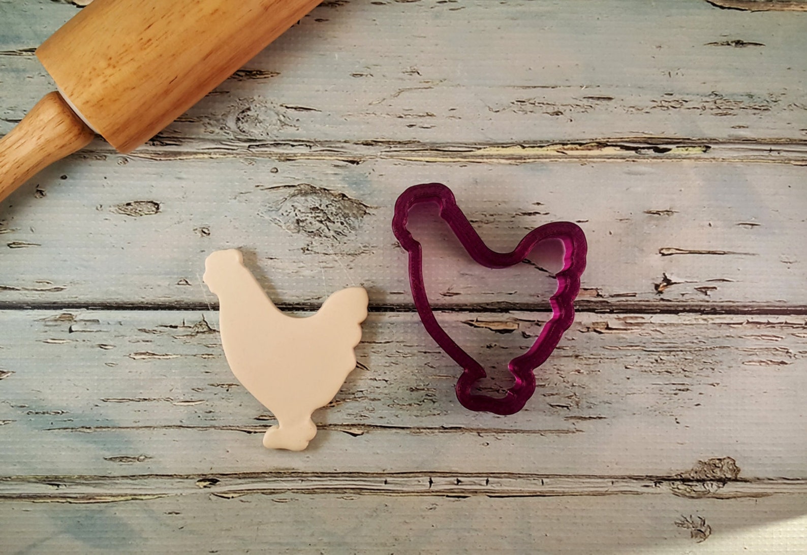 Hen or Chicken Cookie Cutter and Fondant Cutter and Clay Cutter - Etsy