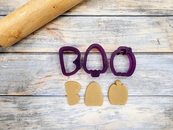 BOO Minis Cookie Cutter and Fondant Cutter and Clay Cutter - Etsy