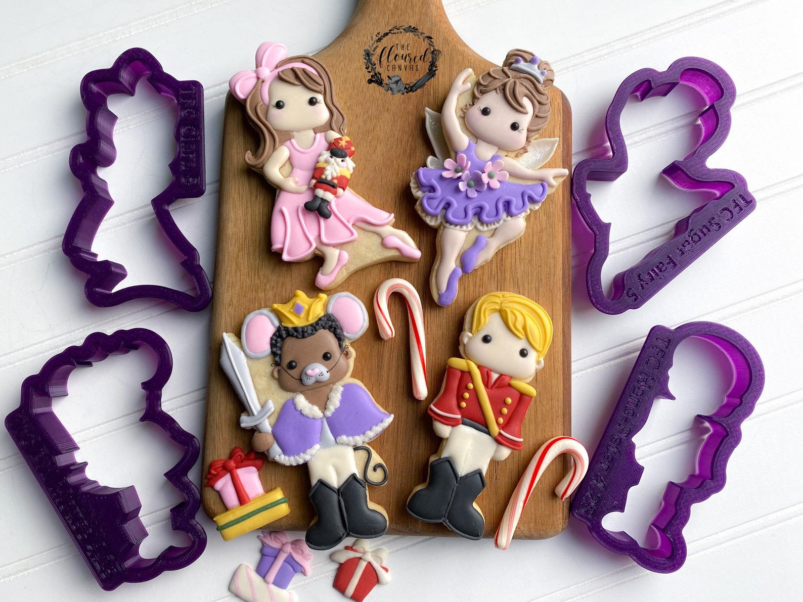 The Floured Canvas Nutcracker Cookie Cutters or Fondant Cutters and ...
