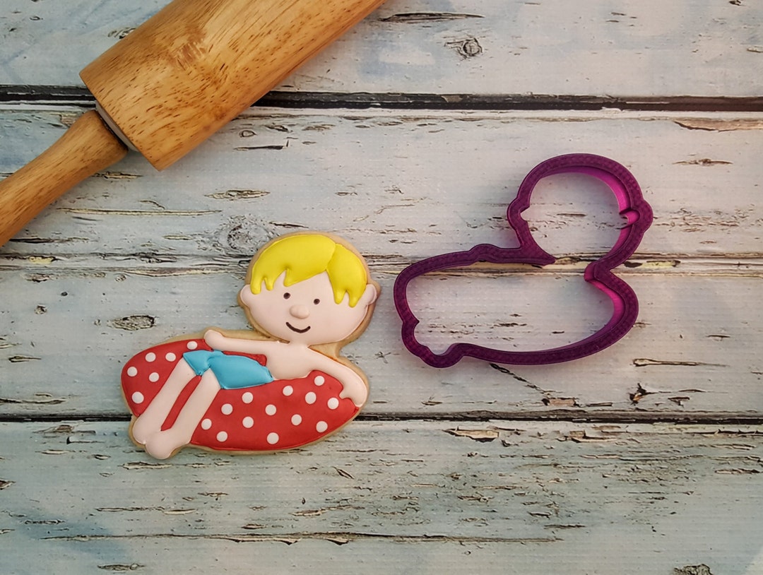 Pool Boy or Beach Boy Cookie Cutter and Fondant Cutter and Clay Cutter ...