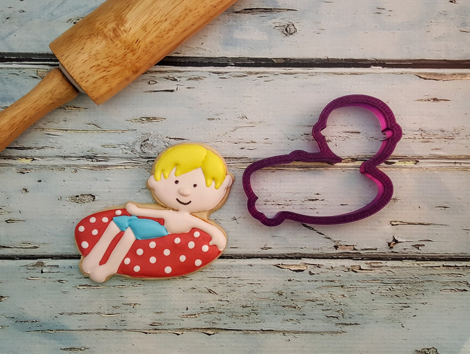 Pool Boy or Beach Boy Cookie Cutter and Fondant Cutter and - Etsy