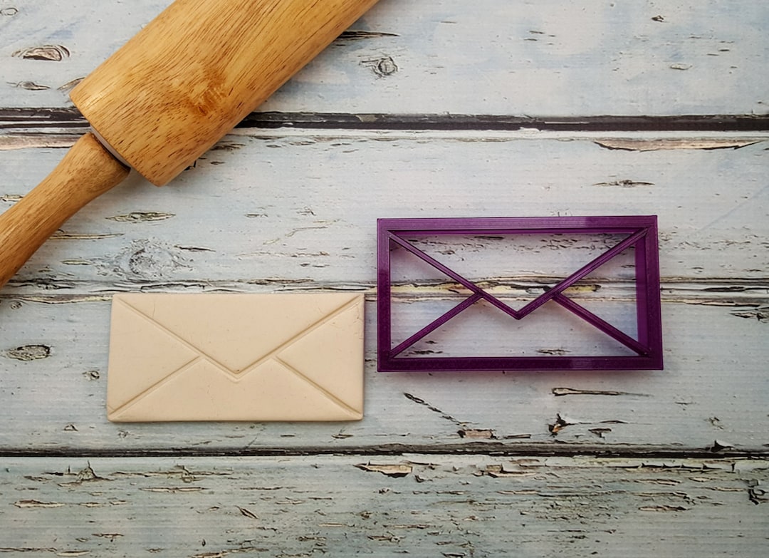 Envelope Cookie Cutter and Fondant Cutter and Clay Cutter - Etsy