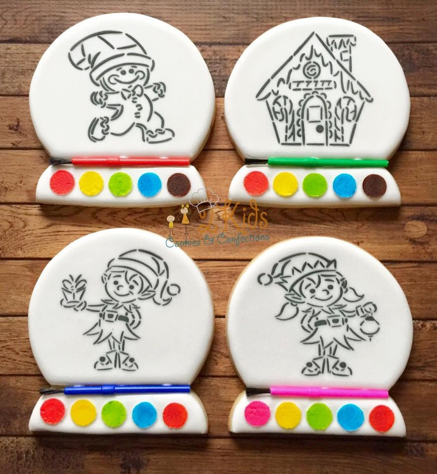 Snow Globe Paint Your Own PYO Cookie Cutter or Fondant Cutter and Clay ...