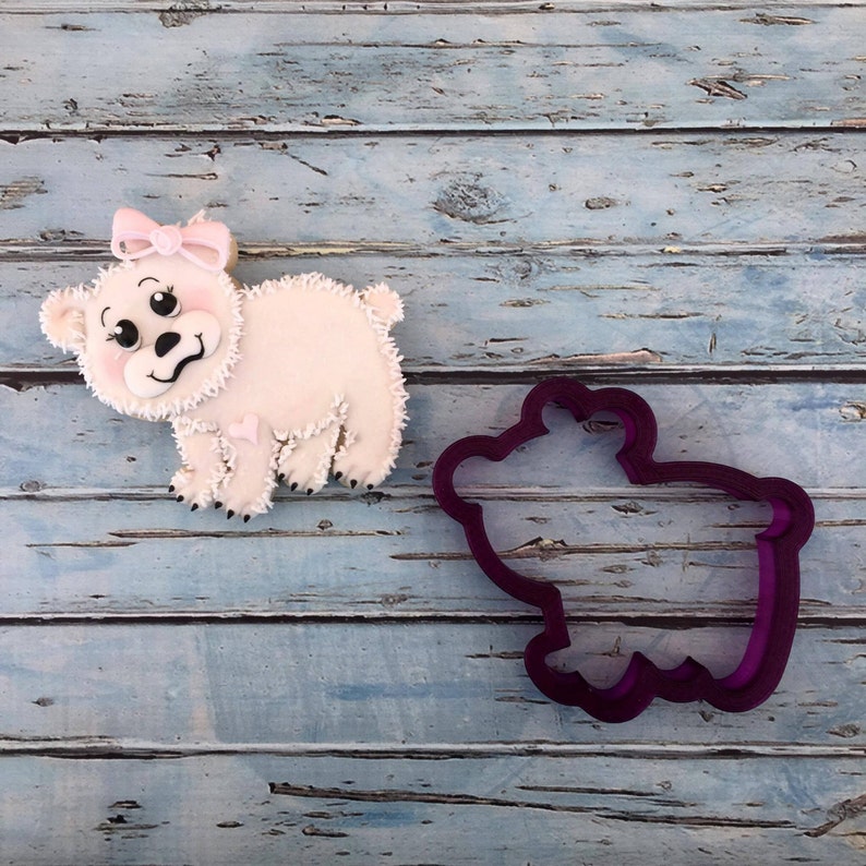 Polar Bear Cookie Cutter and Fondant Cutter and Clay Cutter - Etsy