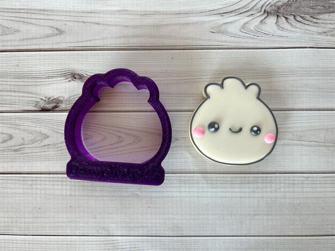 Asian Dumpling or Dim Sum Cookie Cutter and Fondant Cutter and Clay ...