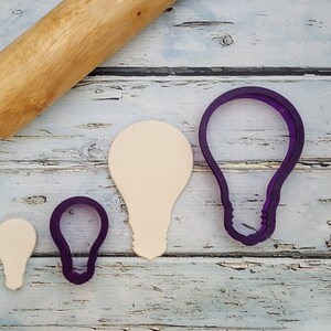 Light Bulb Cookie Cutter and Fondant Cutter and Clay Cutter - Etsy