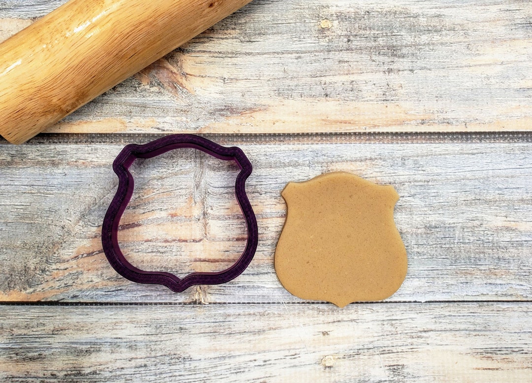 Metro Badge or Police Badge Cookie Cutter and Fondant Cutter and Clay ...
