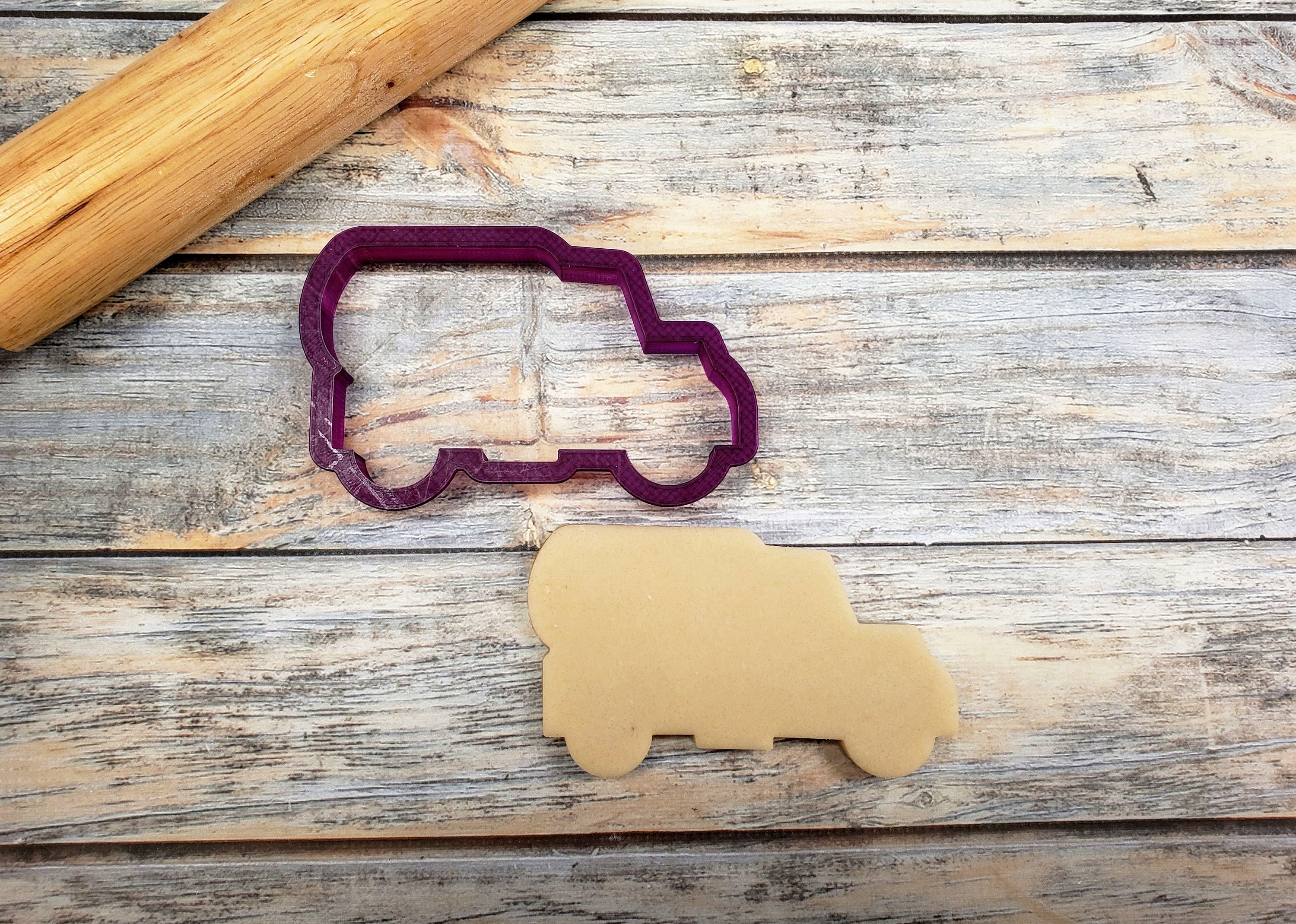 Oil Truck or Oil Tanker Cookie Cutter and Fondant Cutter and - Etsy