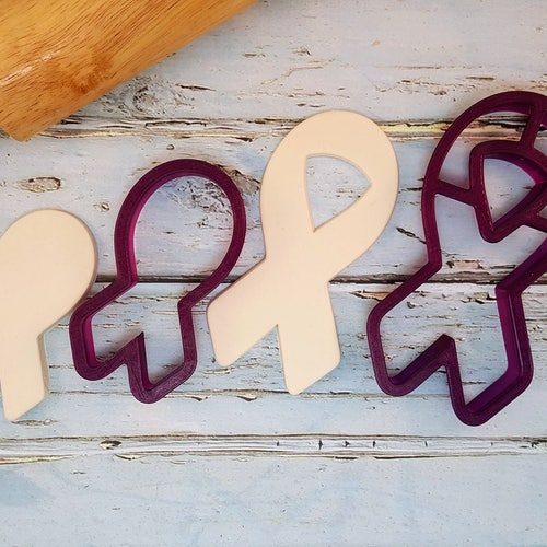 Floral Awareness Ribbon Cookie Cutter - Etsy