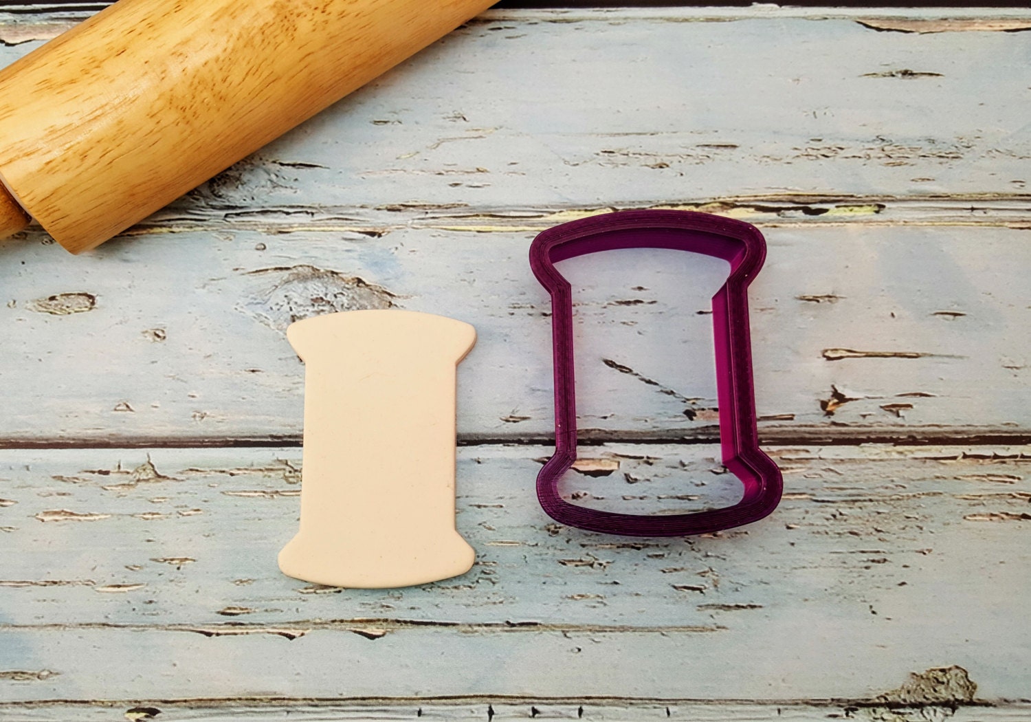 Spool of Thread Cookie Cutter and Fondant Cutter and Clay Cutter - Etsy