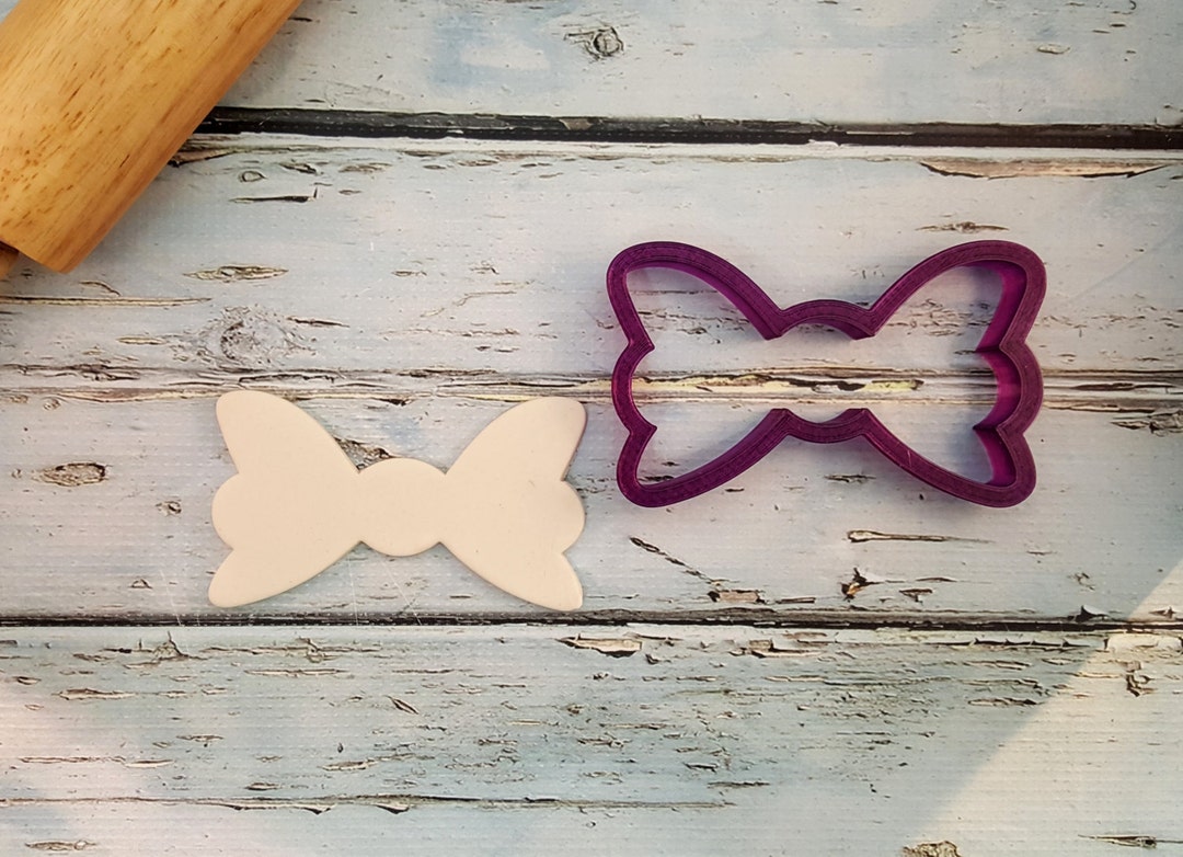 Miss Doughmestic Clown Bow Tie Cookie Cutter and Fondant Cutter and ...