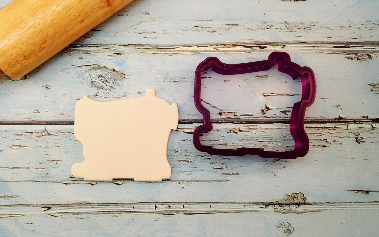 Sewing Machine Cookie Cutter and Fondant Cutter and Clay | Etsy