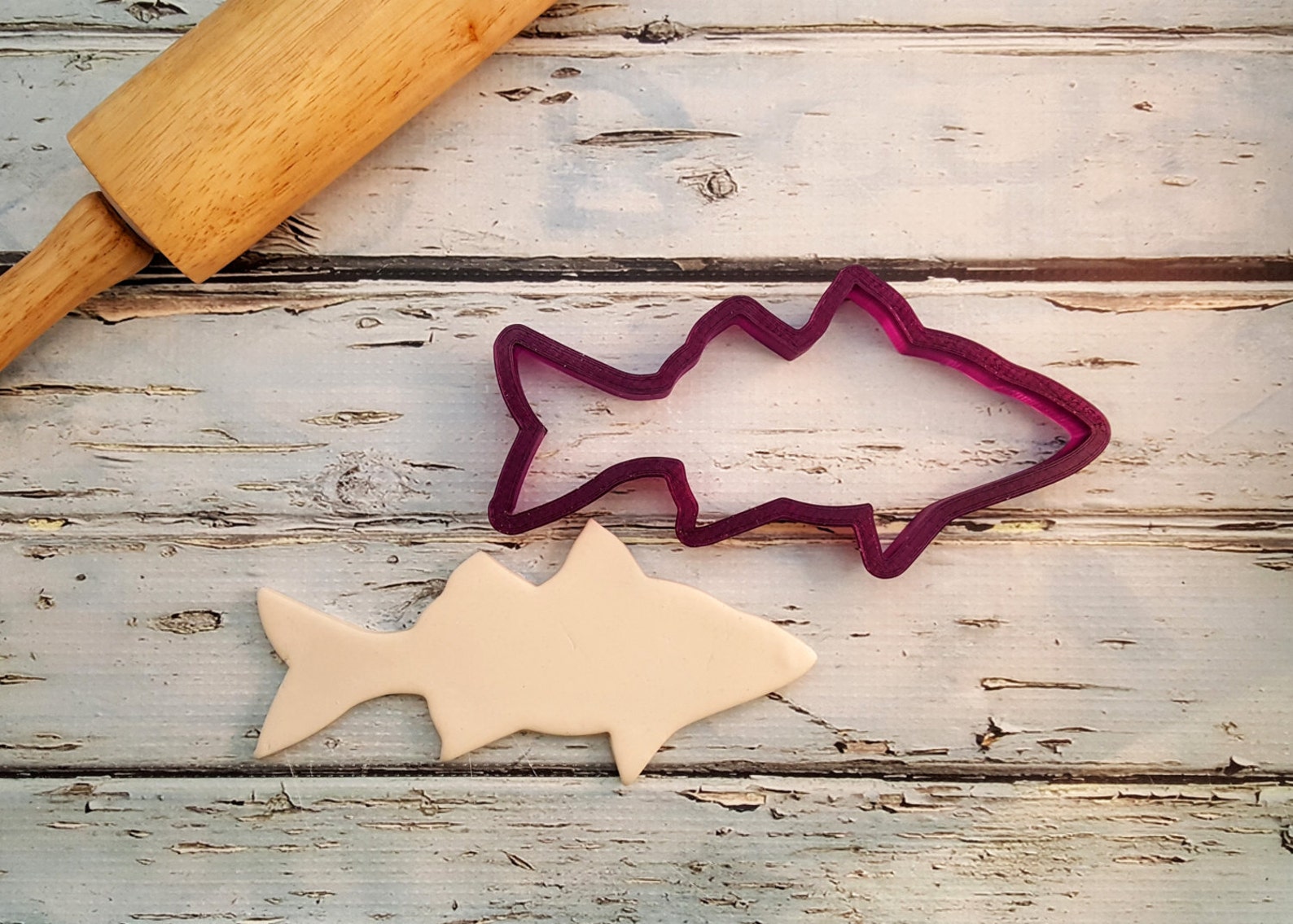 Hybrid Striped Bass Cookie Cutter and Fondant Cutter and Clay - Etsy