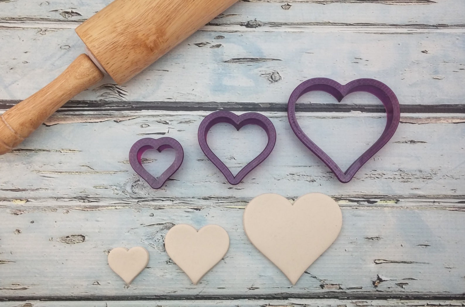 Heart Cookie Cutter and Fondant Cutter and Clay Cutter - Etsy