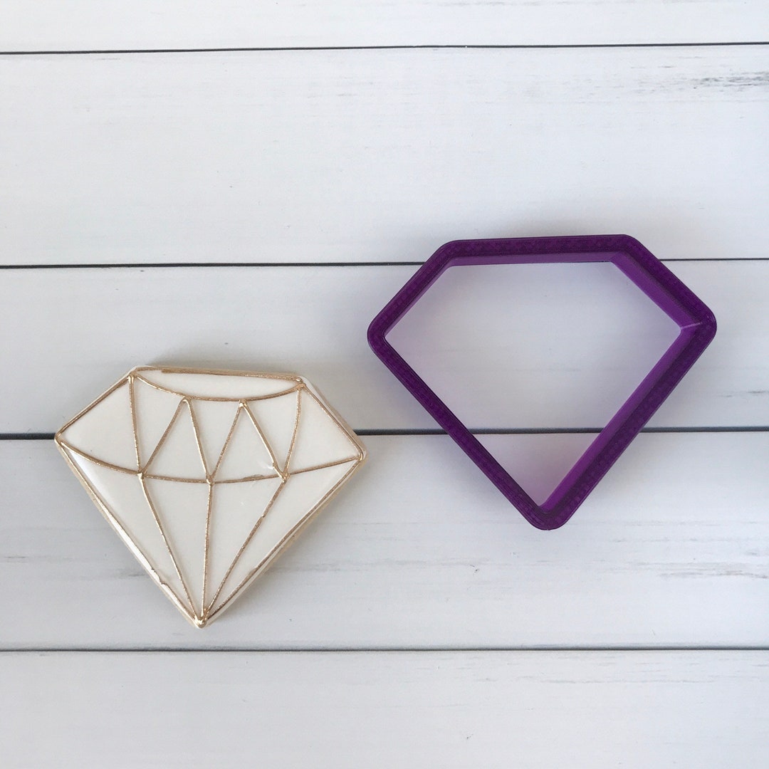 Diamond Cookie Cutter and Fondant Cutter and Clay Cutter - Etsy