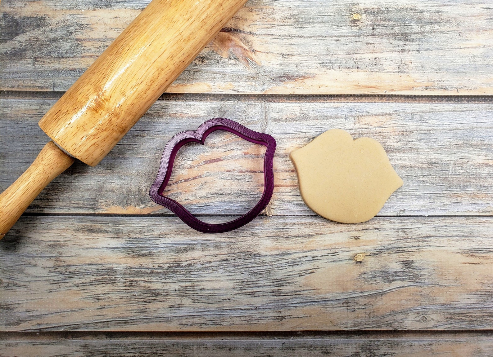 Sweet Sugarbelle Lips Cookie Cutter and Fondant Cutter and Clay Cutter ...