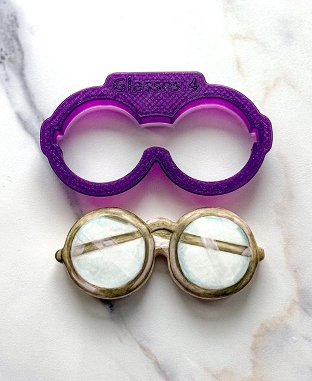 Round Spectacles Cookie Cutter - Etsy