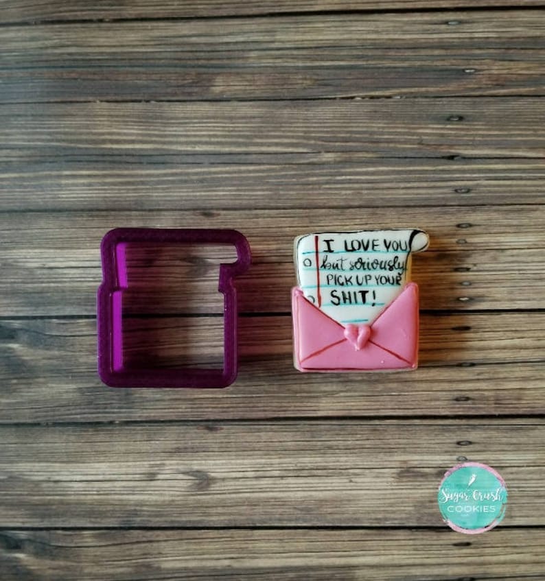 Envelope With Letter Cookie Cutter or Fondant Cutter and Clay Cutter - Etsy