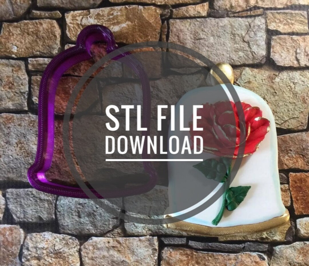 Digital STL File Download for Cake Dome #2 or Cloche Cookie Cutter and ...