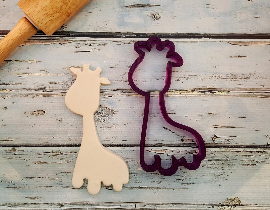 Giraffe 2 Cookie Cutter and Fondant Cutter and Clay Cutter - Etsy