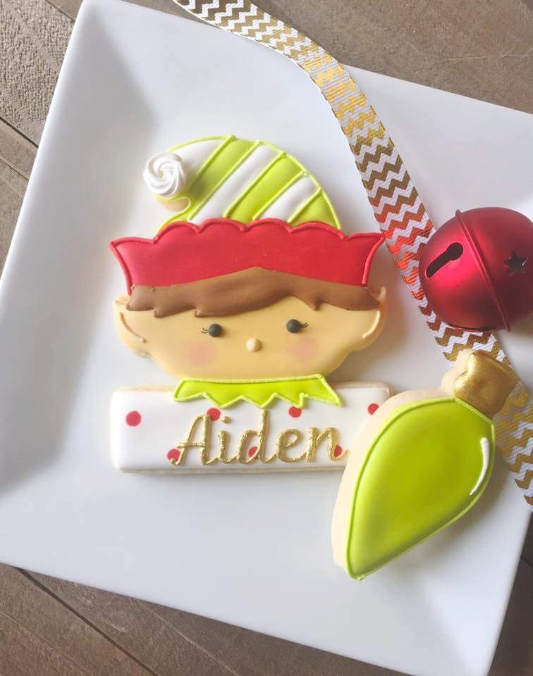 Elf With Sign or Plaque Cookie Cutter and Fondant Cutter and Clay ...