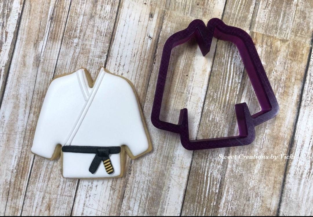 Karate Gi or Karate Uniform Cookie Cutter and Fondant Cutter and Clay ...