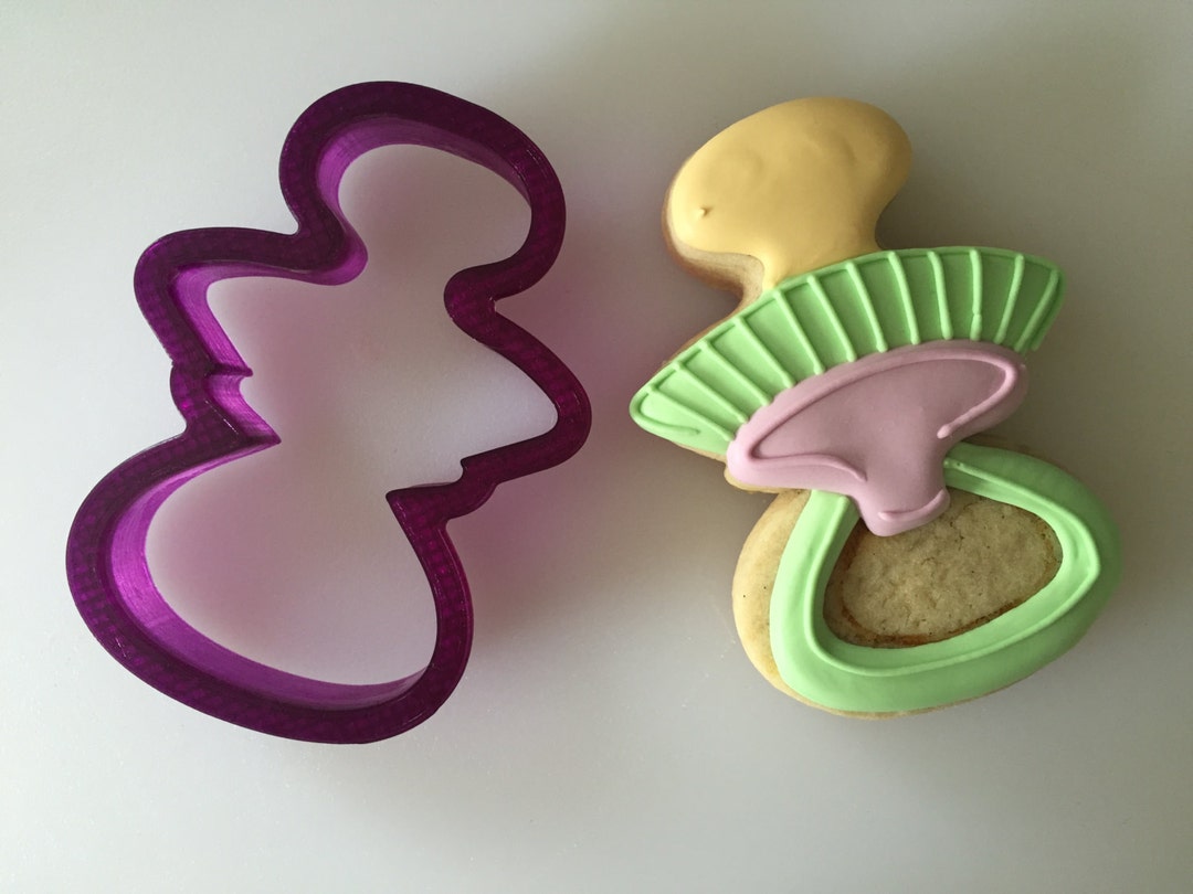 Miss Doughmestic Pacifier Cookie Cutter and Fondant Cutter and Clay ...