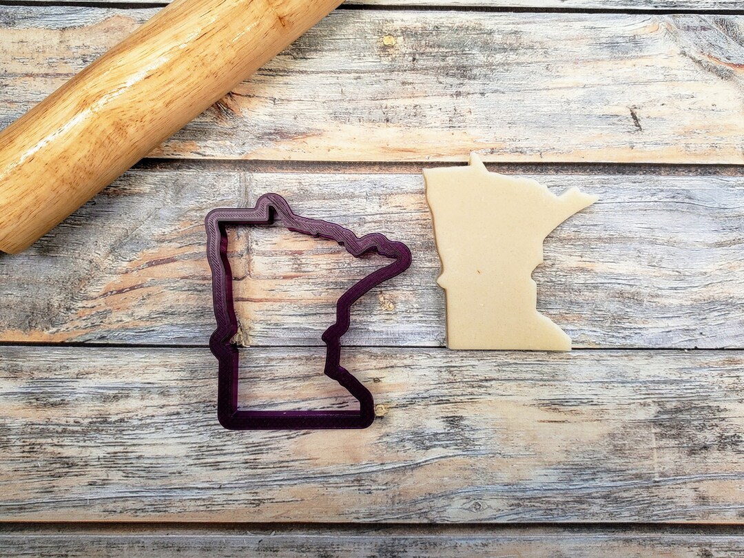 State of Minnesota Cookie Cutter and Fondant Cutter and Clay Cutter - Etsy