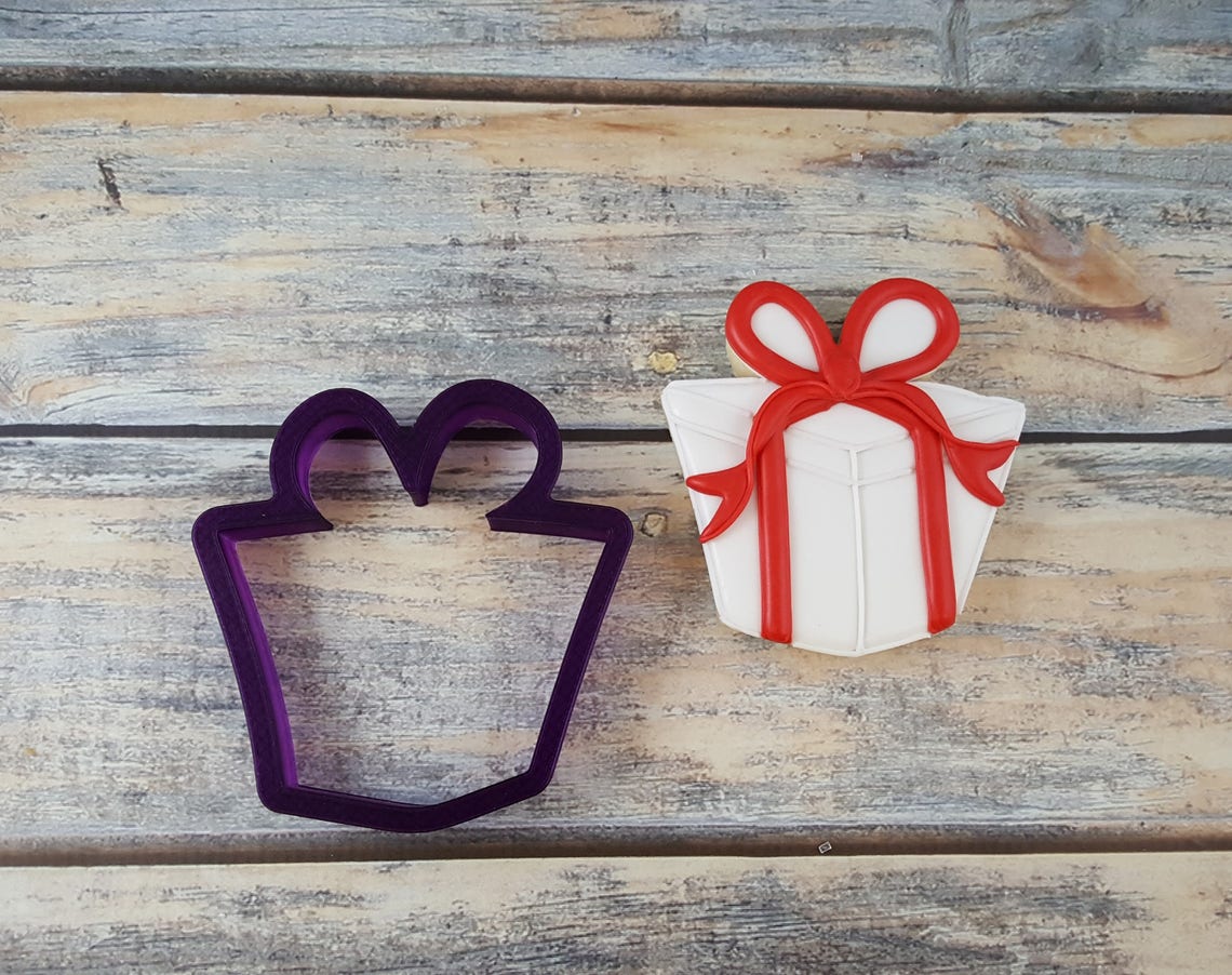 Present #1 or Gift Cutter and Fondant Cutter and Clay Cutter - Etsy