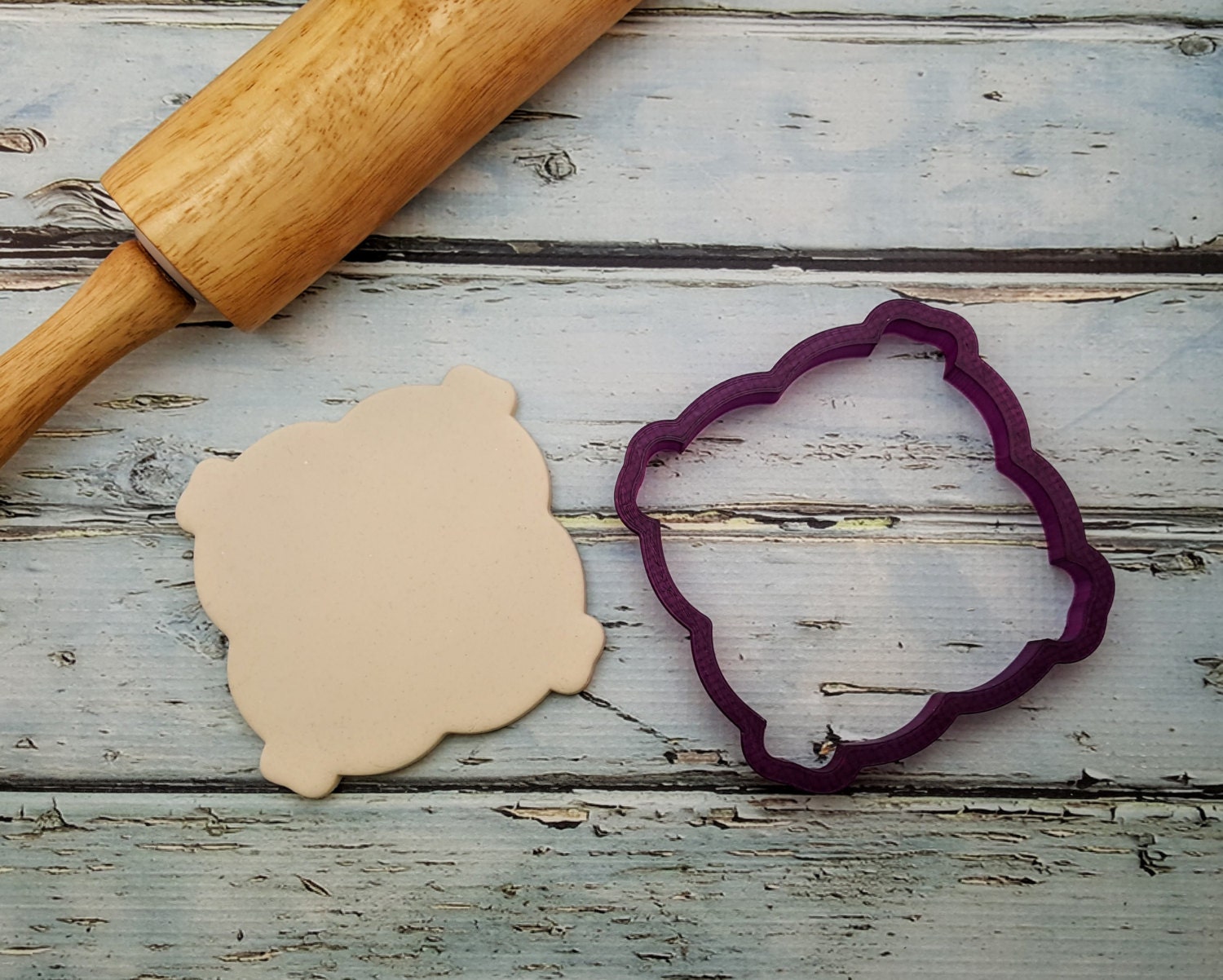 Yvette Plaque Cookie Cutter and Fondant Cutter and Clay Cutter | Etsy