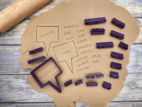 Clay Stamper Stamp Your Cheese Variety With Optional Cheese - Etsy