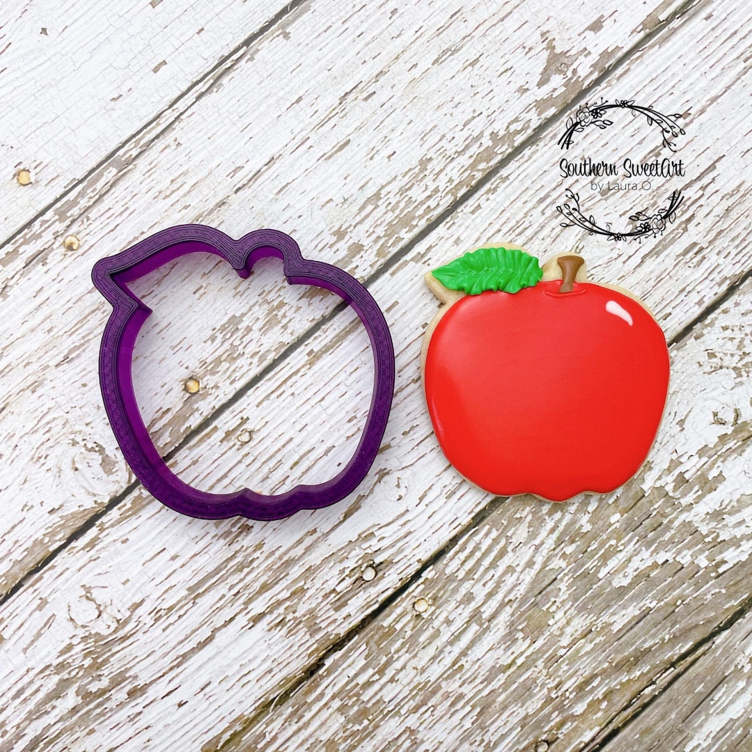 Apple Cookie Cutter or Fondant Cutter and Clay Cutter - Etsy