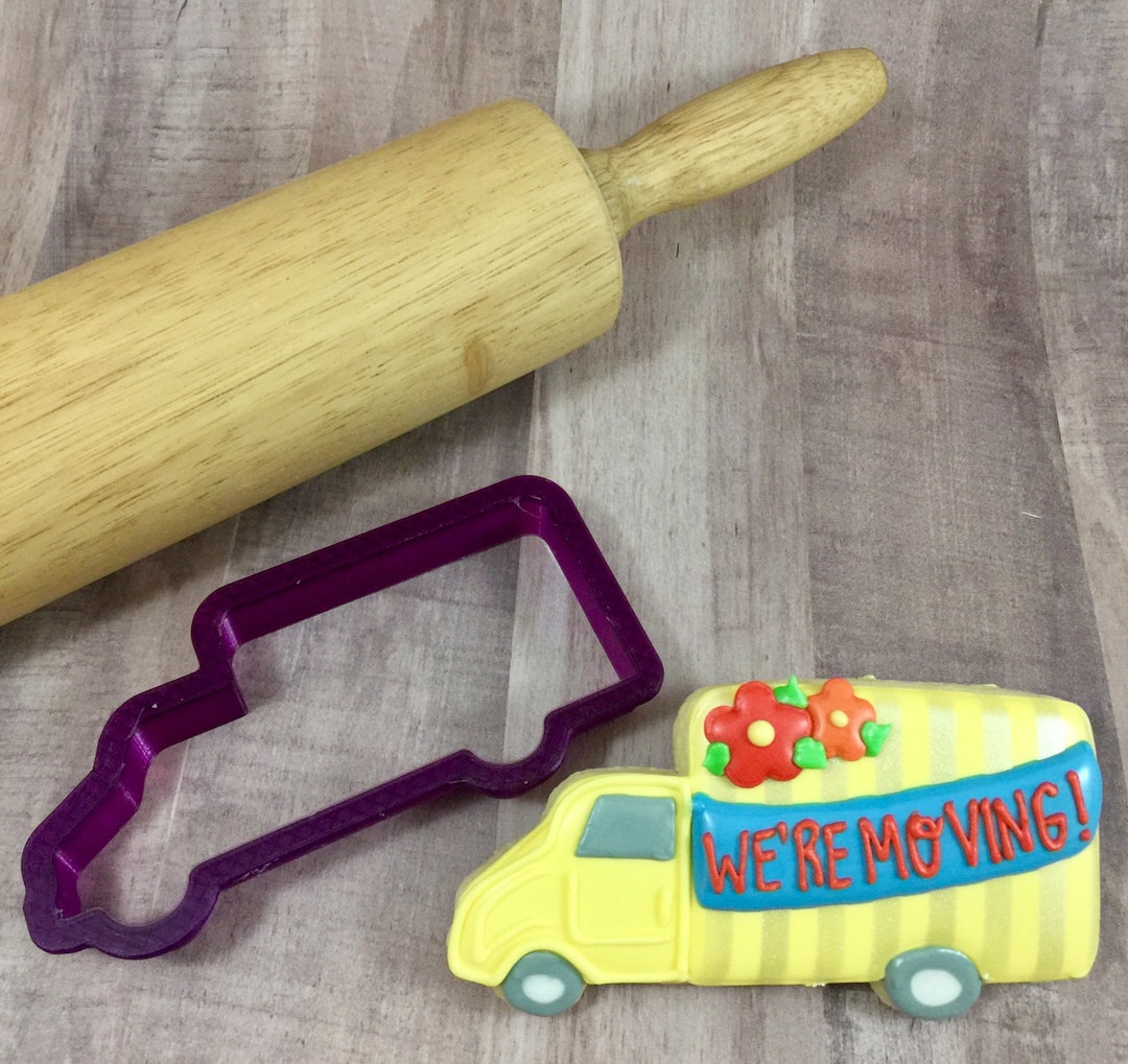 Box Truck Moving Truck Cookie Cutter and Fondant Cutter and Clay Cutter ...