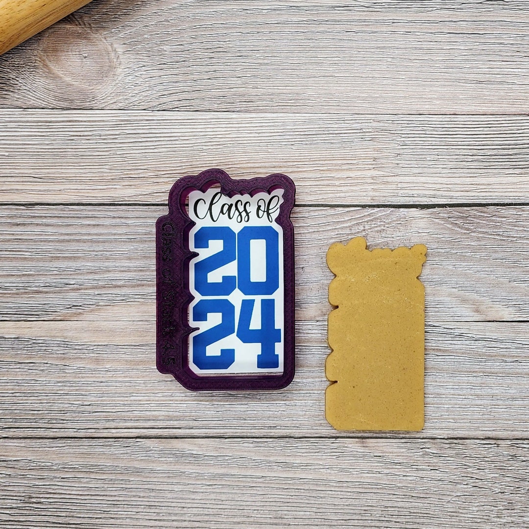 Stacked Class of or Graduation Year Cookie Cutter - Etsy